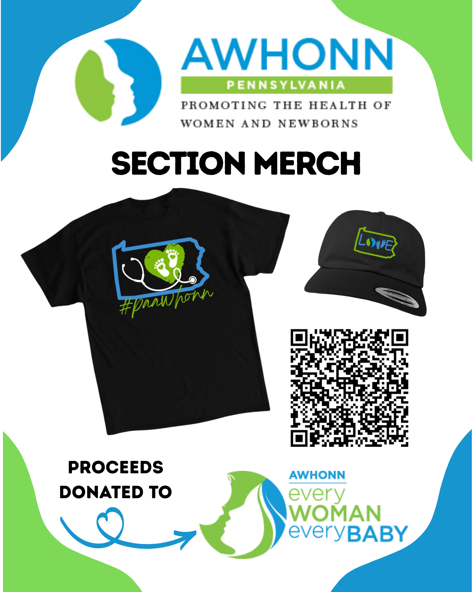 Check out our new merch – AWHONN Pennsylvania Section